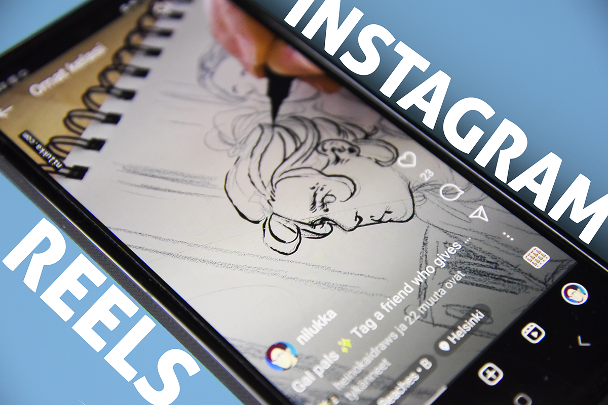 Creating Instagram Reels of my drawing process is healing – Nilukka